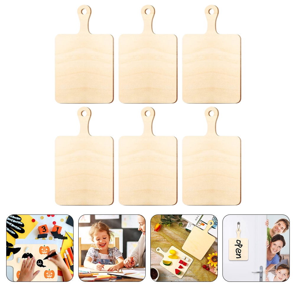 NICEXMAS 6Pcs Toy Miniature Cutting Boards for Children Art Classes ...