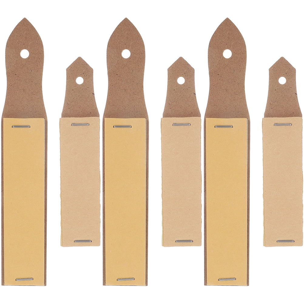 NICEXMAS 6Set Artist Sandpaper Block Light Yellow Rectangular Polishing ...