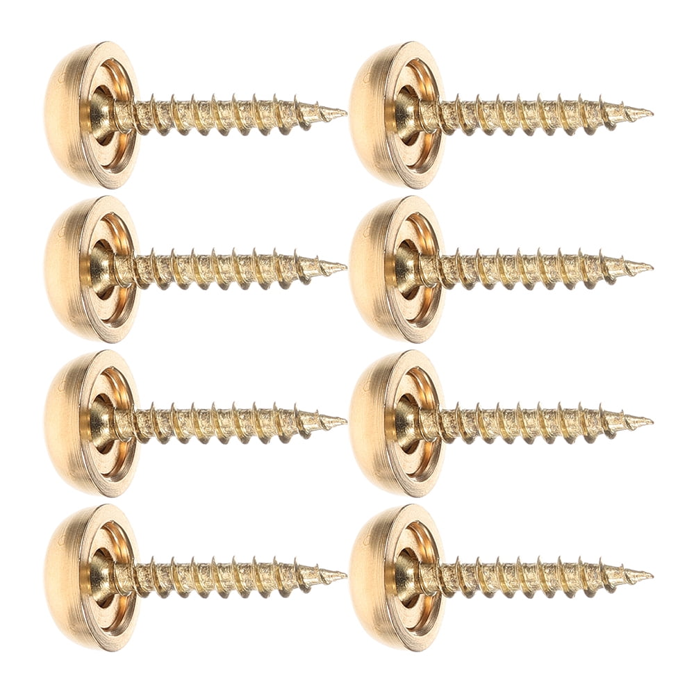 NICEXMAS 8 Pcs Self-tapping Screws Covers Black Nail Decor Decoration ...