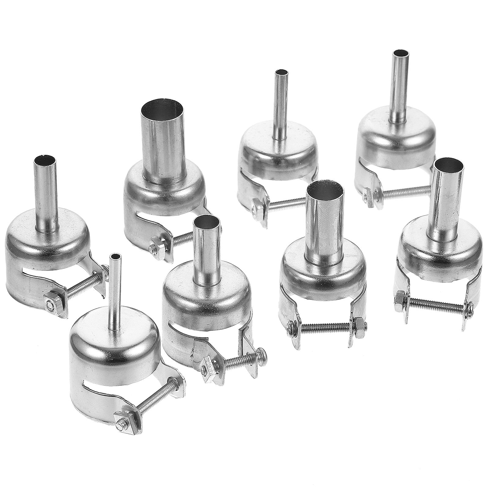 NICEXMAS 8Pcs Soldering Nozzles for Hot Air Soldering Tips 3mm to 12mm ...