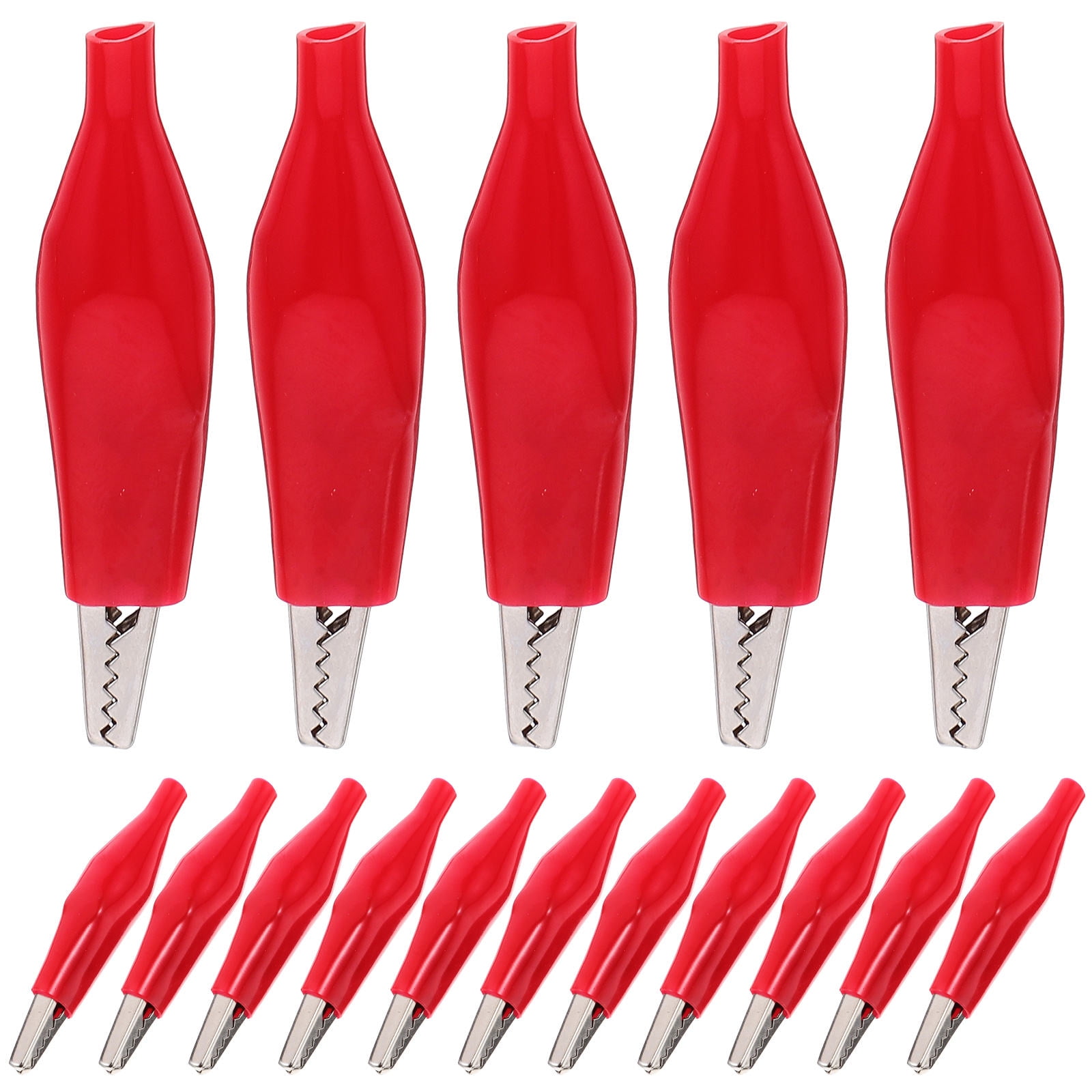 NICEXMAS PVC Coated Alligator Clips for Soldering Wires 30Pack ...