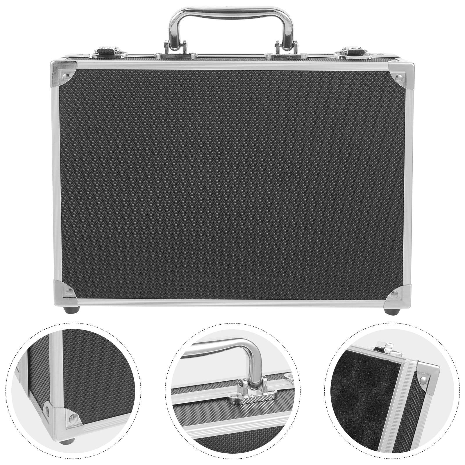 NICEXMAS Aluminum Alloy Briefcase Money Briefcase Sound Card Toolbox ...
