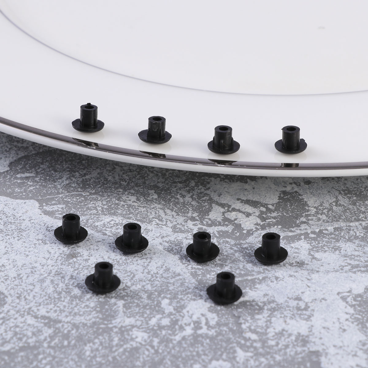 NICEXMAS Cabinet Door Hinge Repair Kit 100Pack Screw Caps Covers Round ...