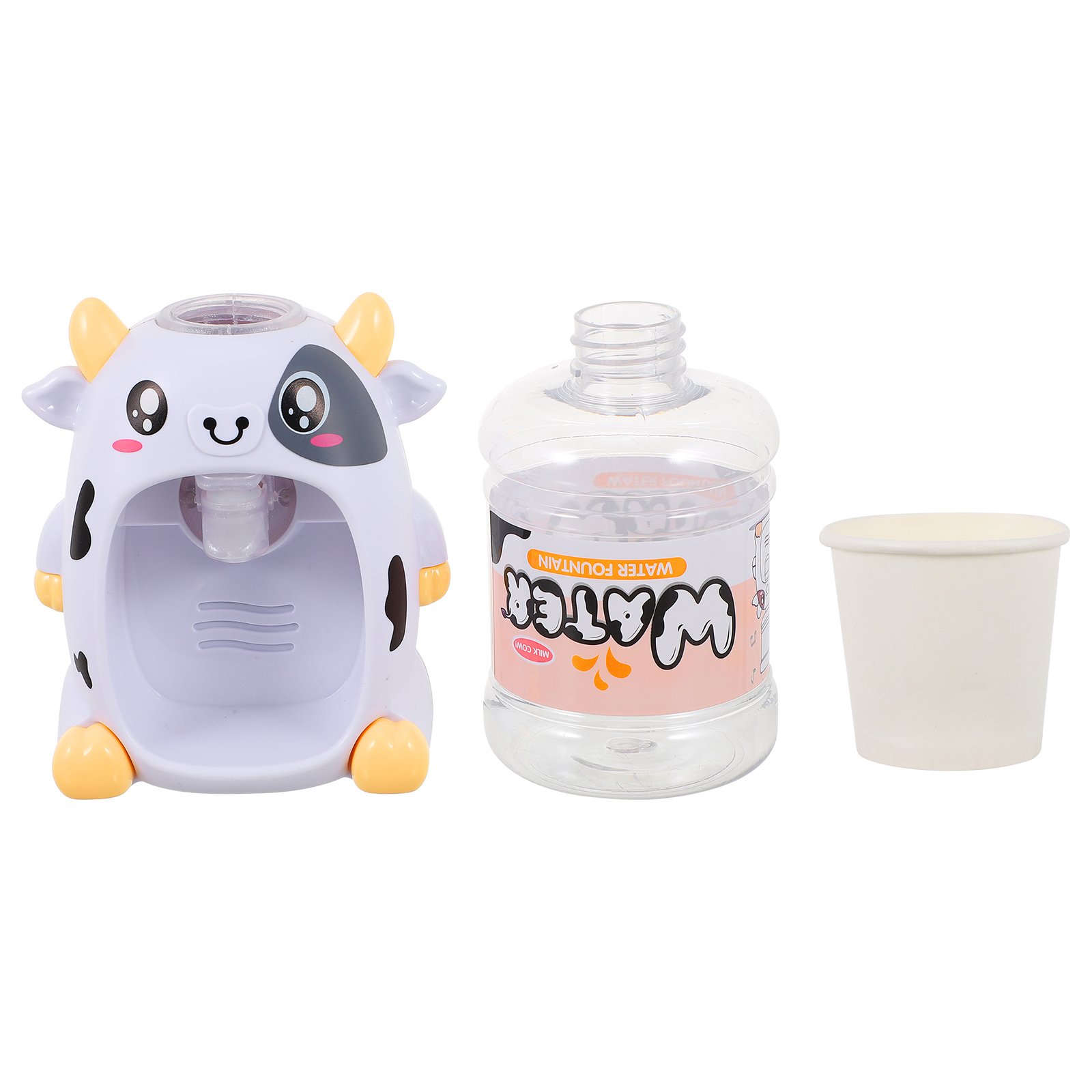 NICEXMAS Children Mini Water Dispenser Milk Cow Toy Lovely Cartoon ...
