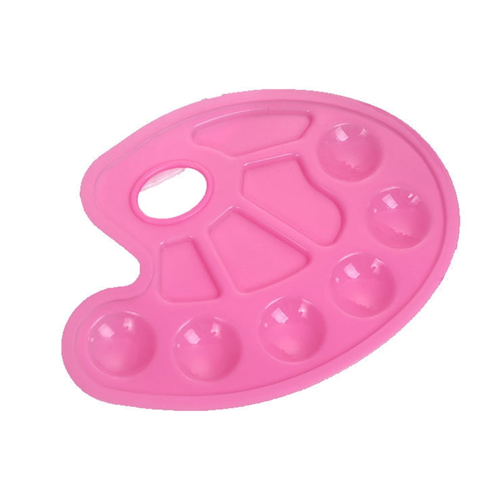 NICEXMAS Colorful Feet Shaped Palette Stackable Paint Tray Multipurpose ...