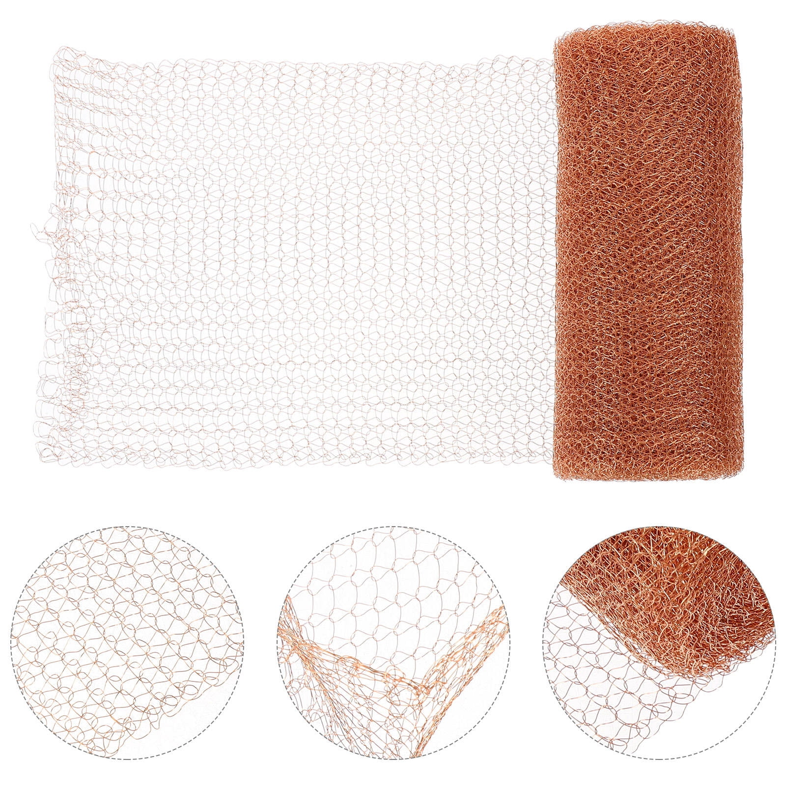 NICEXMAS Copper Mesh Roll for Distilling Golden Color Easy to Cut and ...