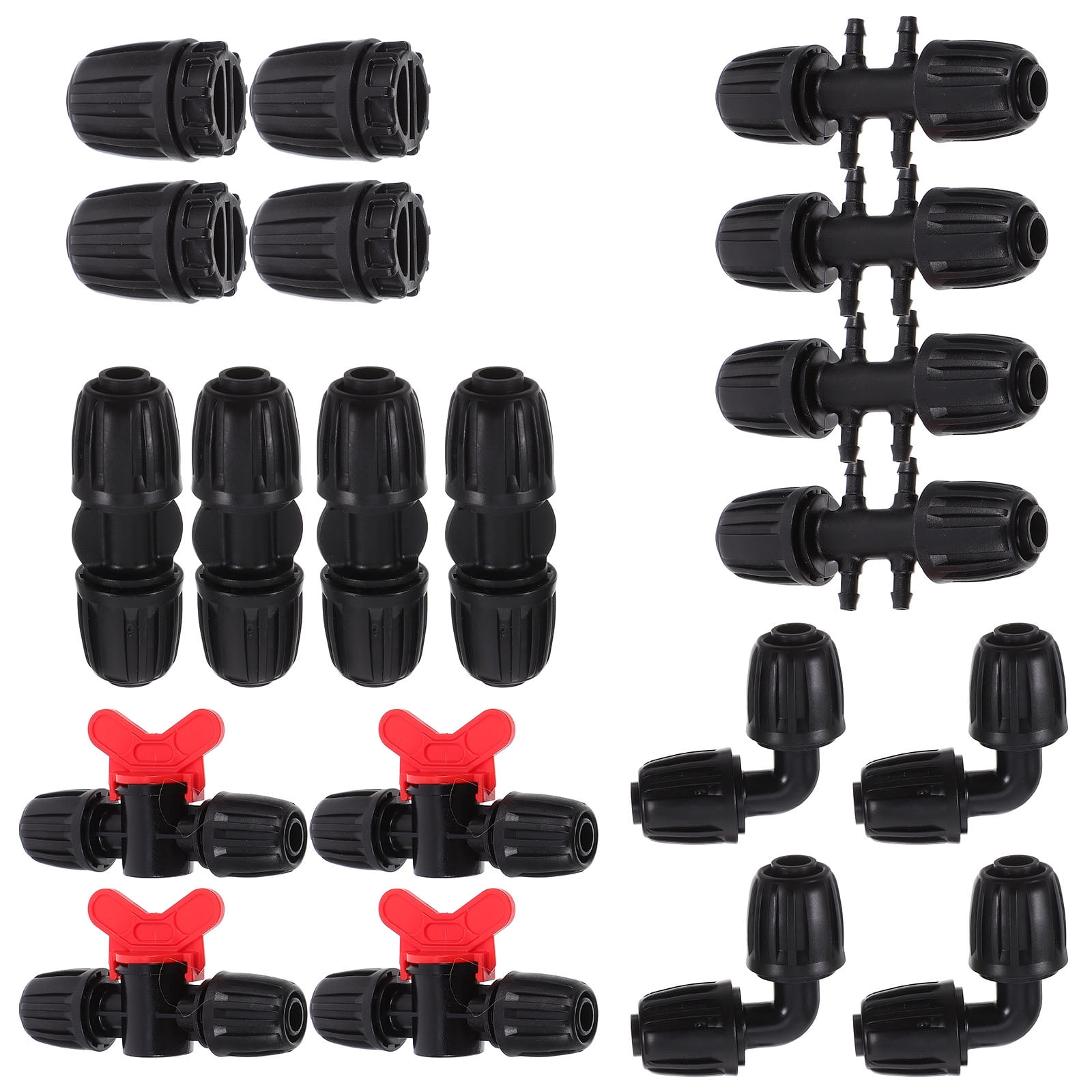 NICEXMAS Drip Irrigation Tubing Connector Water Valves Simple Through ...