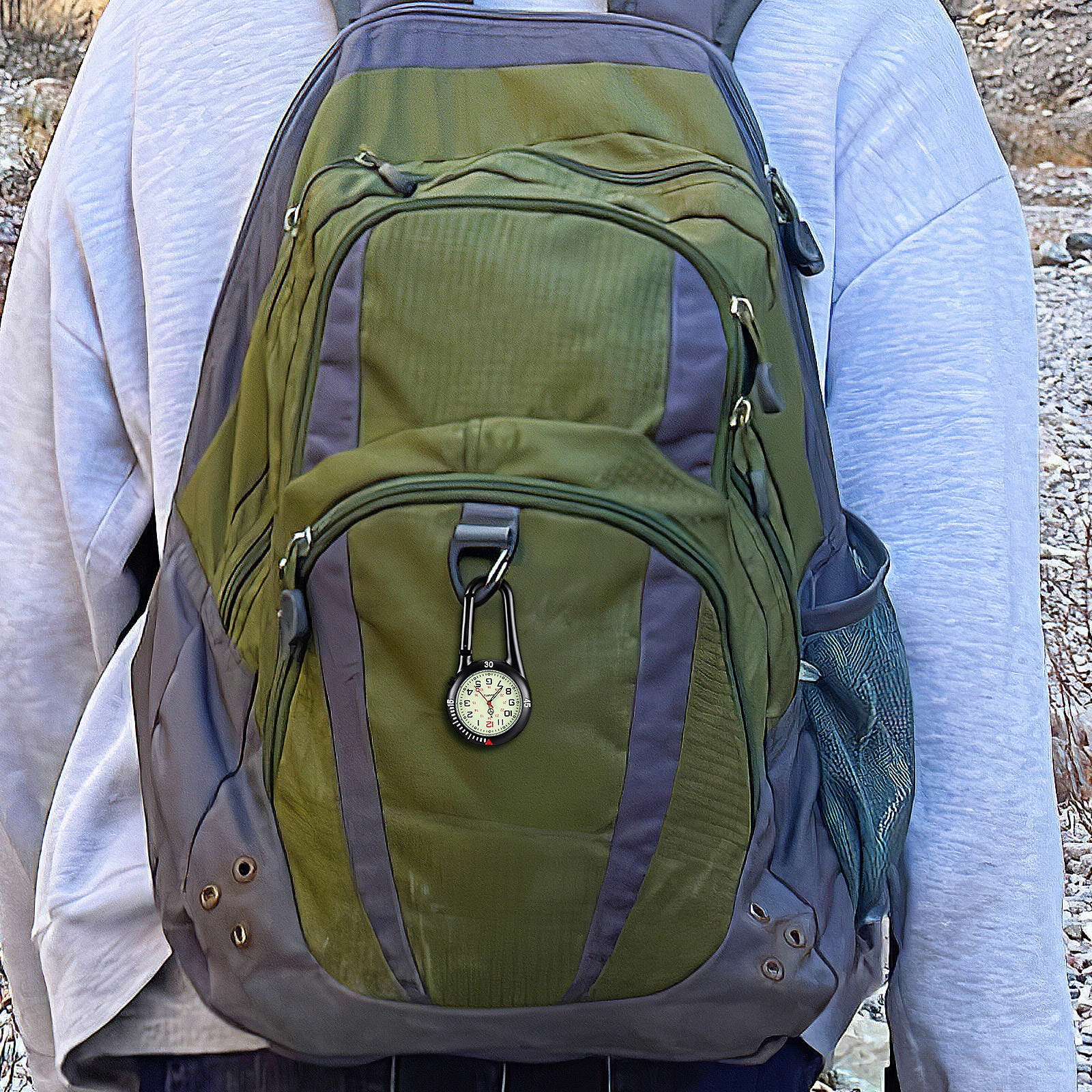 NICEXMAS Fluorescent Dial Backpack Buckle Mechanical Watches Wrist ...