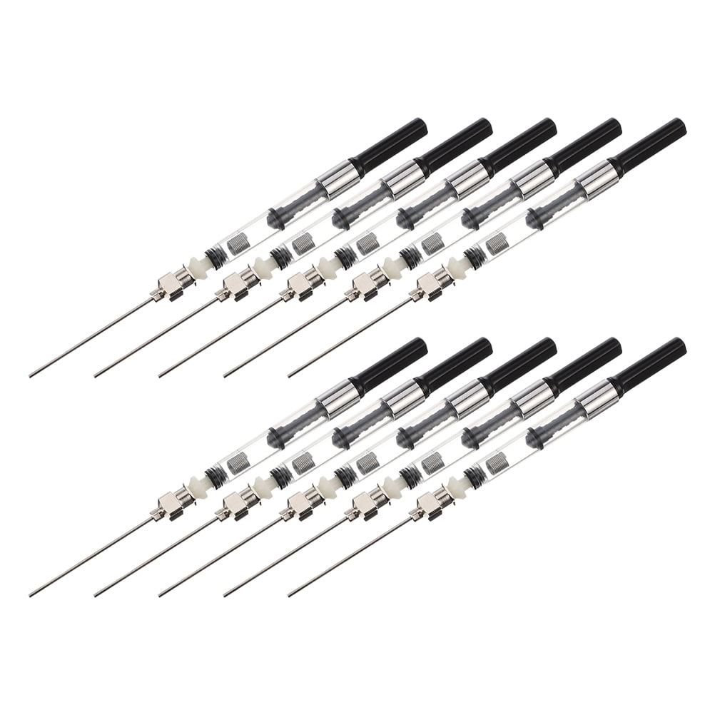 NICEXMAS Fountain Pen Converter Ink Filling Aid 12.5X0.5X0.5cm Black ...