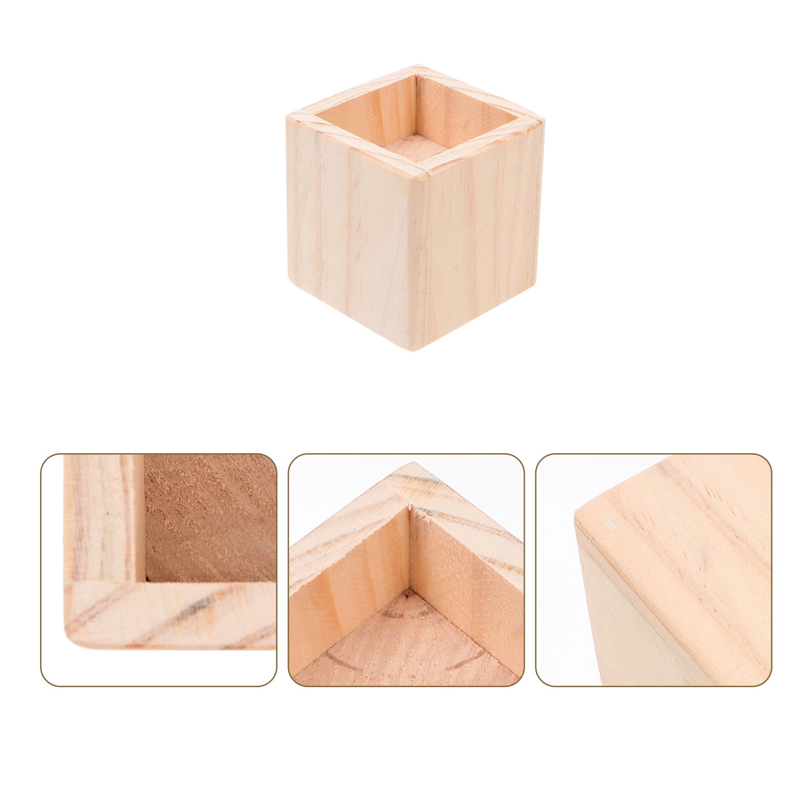 NICEXMAS Get Rectangular Solid Wood Bed Mat Furniture Leg Riser Risers ...