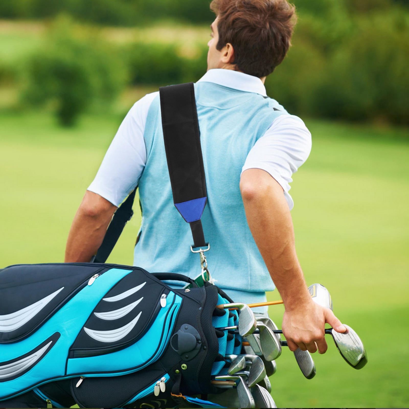 NICEXMAS Golf Bag Carry Straps 1Set for Men Women with Ergonomic Design ...