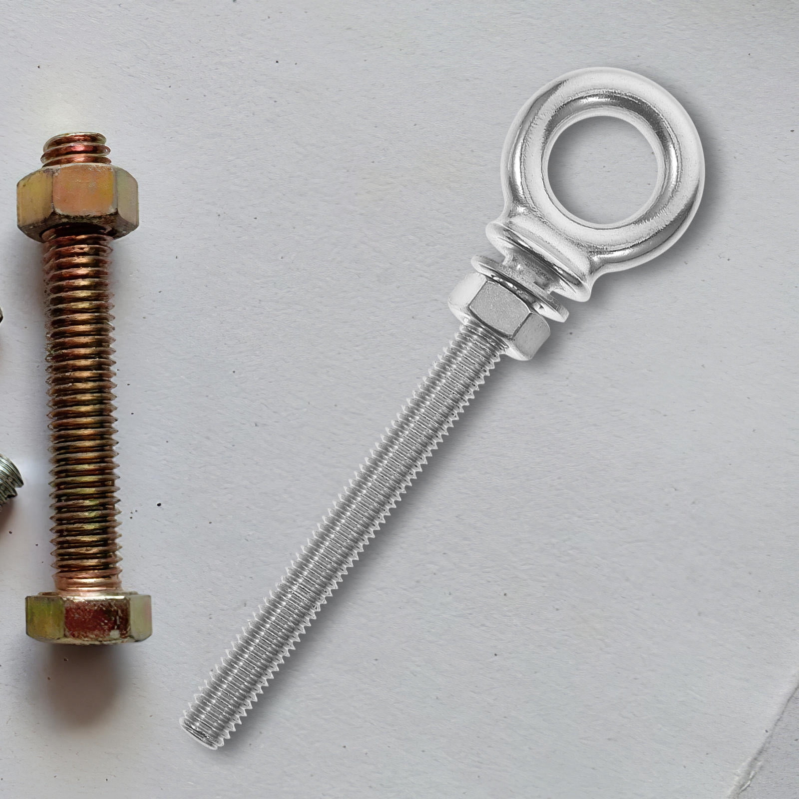 NICEXMAS Assorted Color Stainless Steel Hook Bolts for Outdoor Use with ...