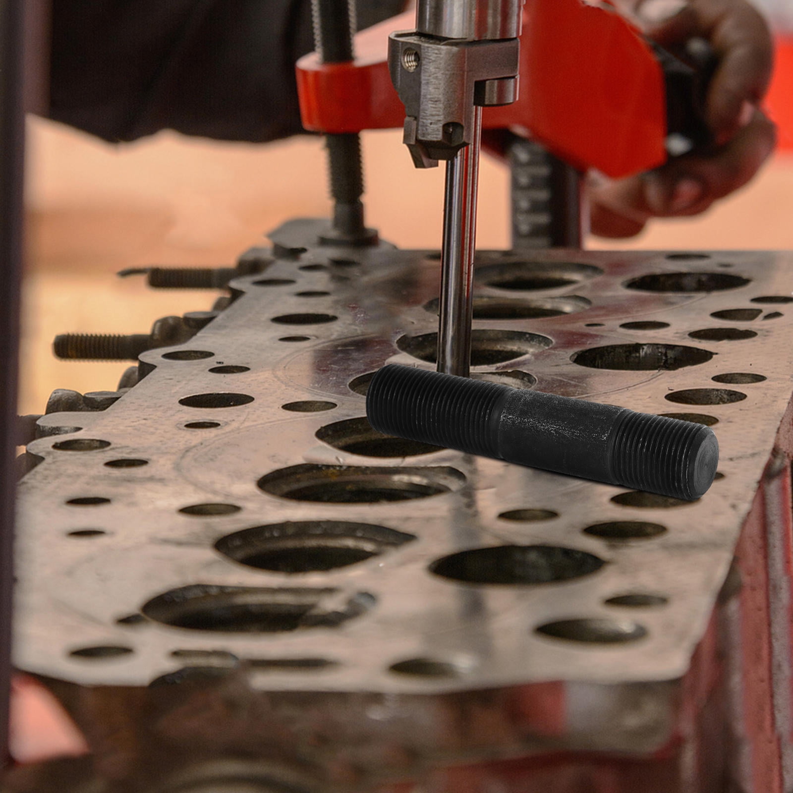 NICEXMAS Hydraulic Knockout Tool Hydraulic Rod Black Metal Sheet ...