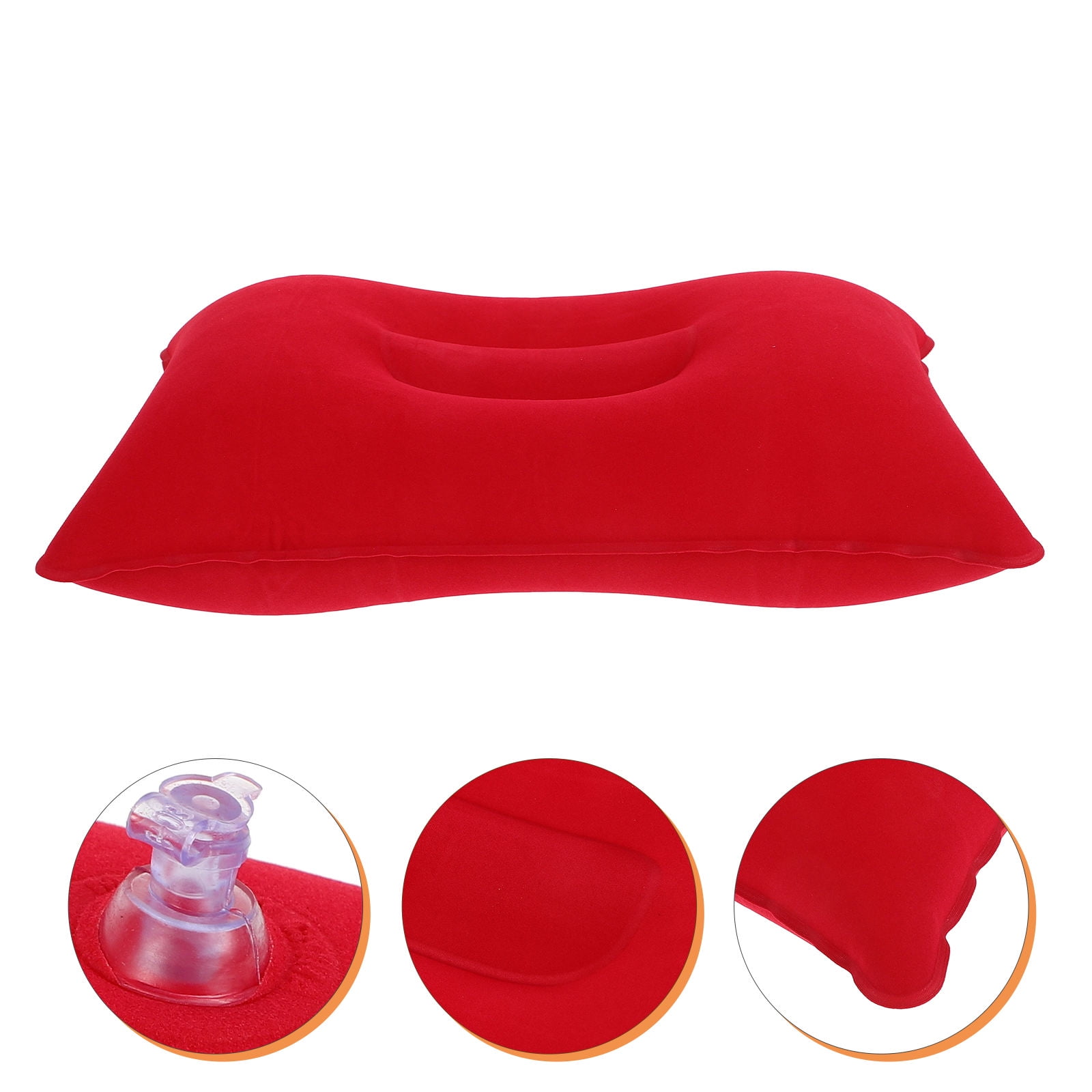 NICEXMAS Compact Pillow Neck Pillow Flocking Inflatable Office Workers ...