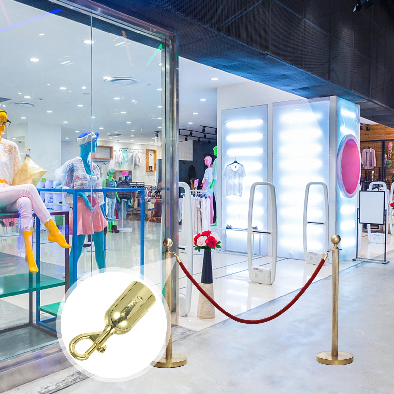 NICEXMAS Reception Isolation Red Carpet Events Crowds Control Rope Hook ...