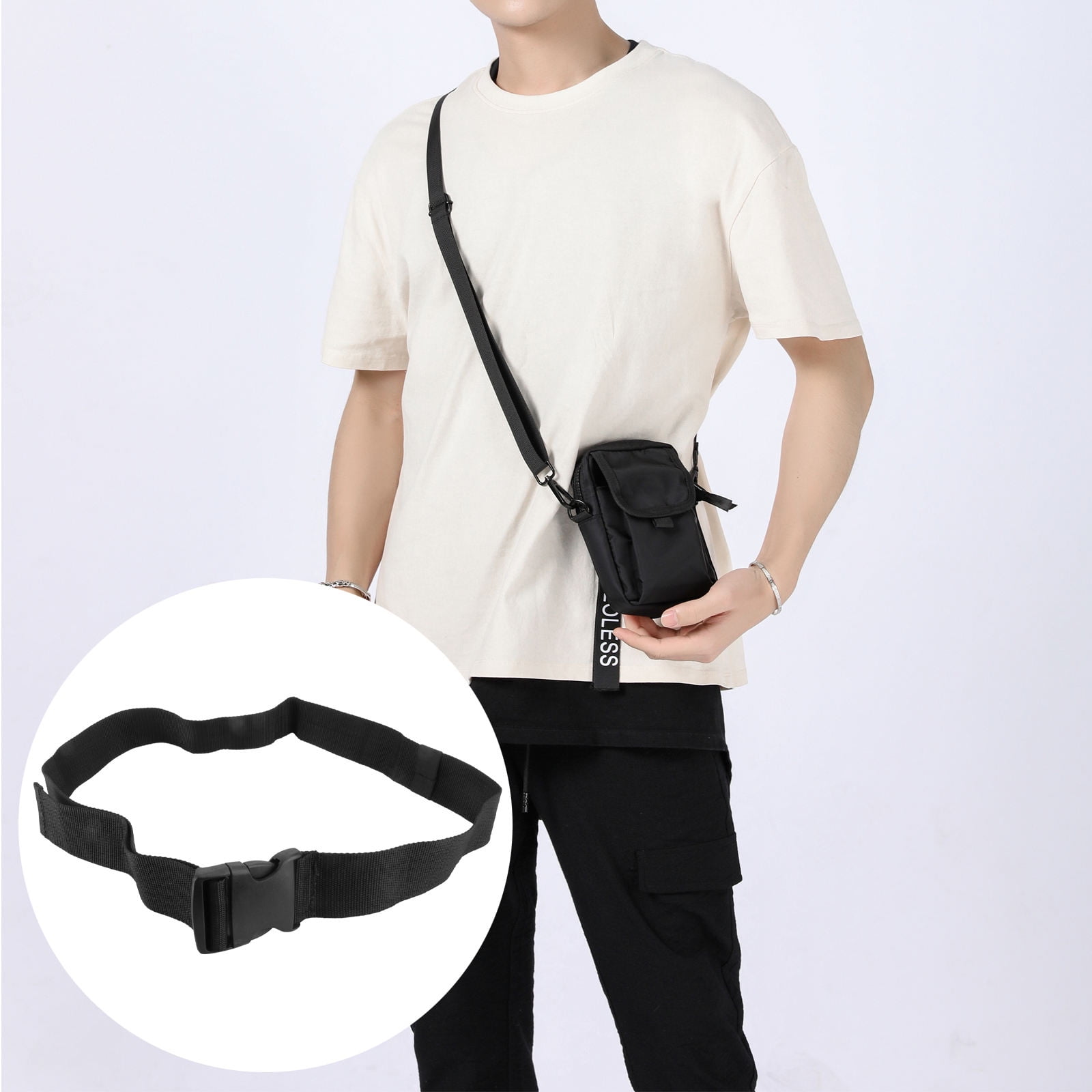 NICEXMAS Mountaineering Bag Extension Belt Waist Bag Accessory Webbing ...