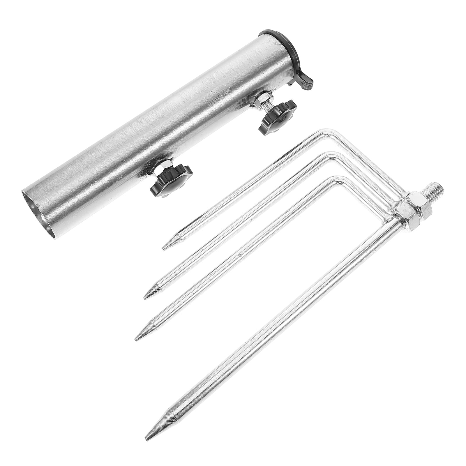 NICEXMAS Outdoor Umbrella Base Stand Portable Beach Sun Shade Anchor Sturdy Metal Inground ...