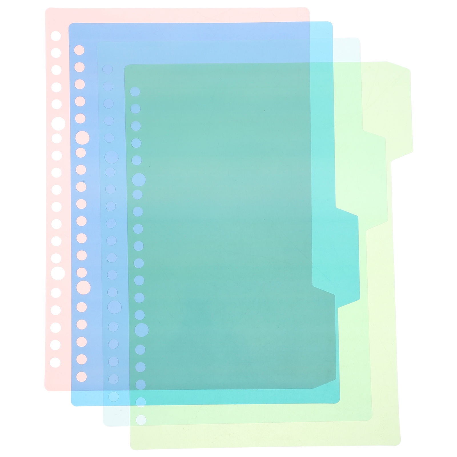 NICEXMAS PP Binder Dividers for Office with Assorted Color Tabs to ...