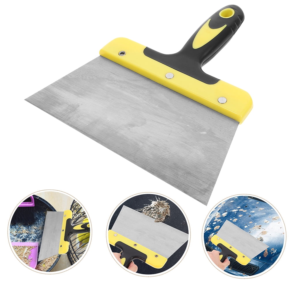 NICEXMAS Bird Droppings Scraper Yellow Stainless Steel Adults Outdoor ...