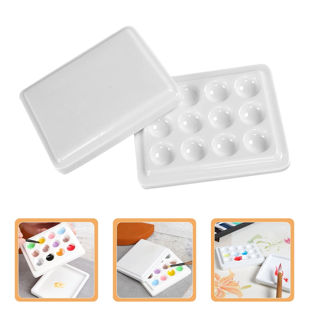 NICEXMAS Plastic Color Mixing Palette 1Pack for Adults in Painting and ...
