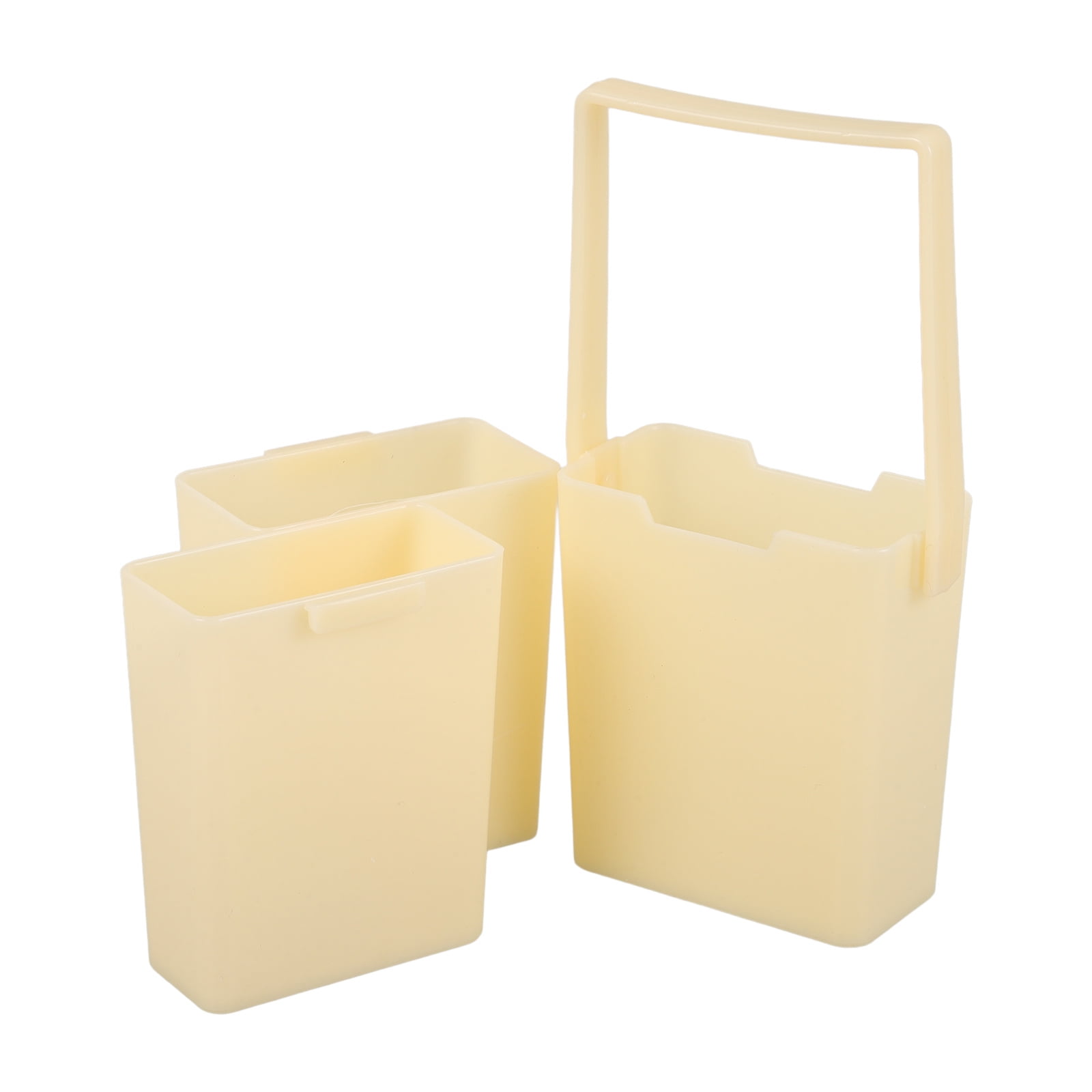 NICEXMAS Portable Pencil Bucket Paint Buckets Sink Square Container ...