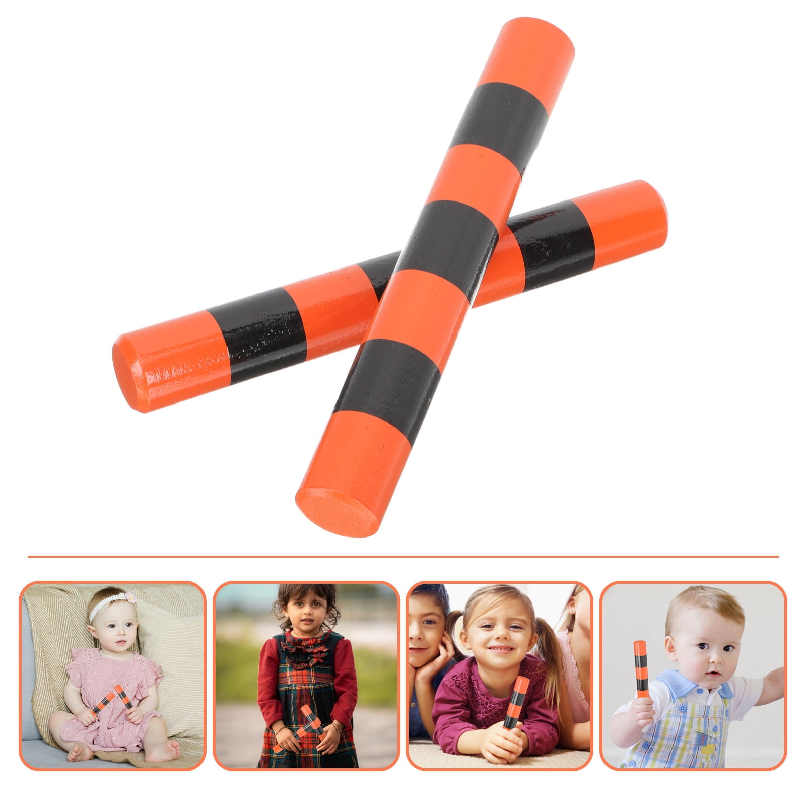 NICEXMAS Practical Rhythm Sticks Wood 2Pcs 7.1x1in for Adults - Walmart.com