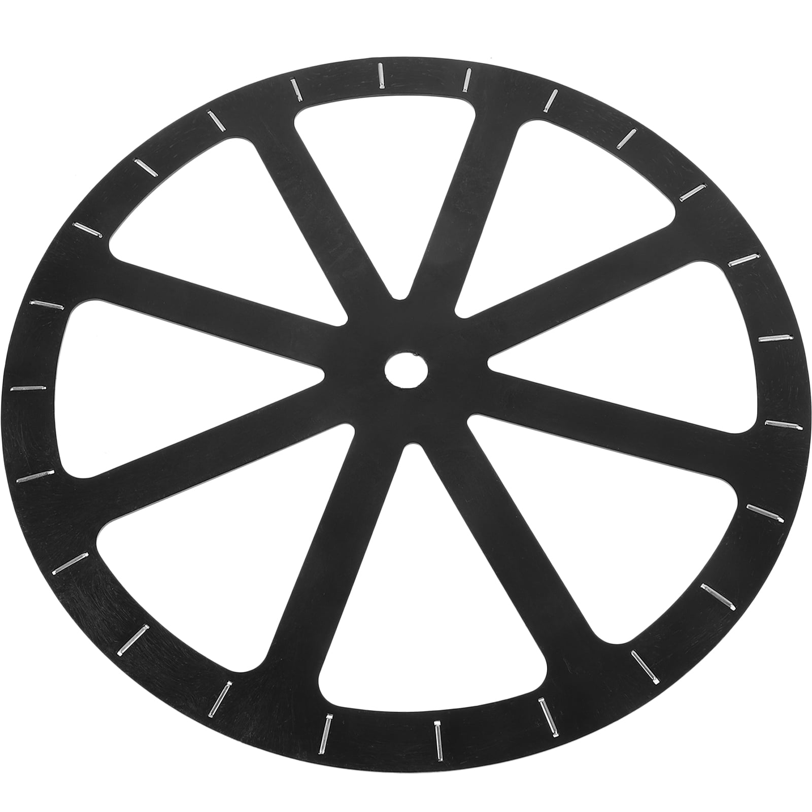 NICEXMAS Rotating Display Stand 1Pcs 12.58x12.58x0.08in Black Plastic Turntable Base For Homes ...