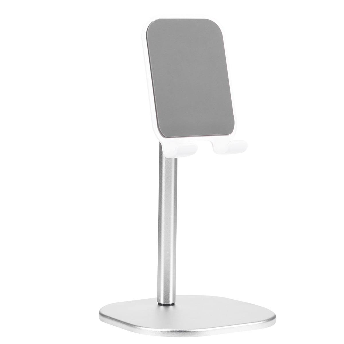 NICEXMAS Silver Rectangular Desktop Phone Holder Stand with Lazy ...