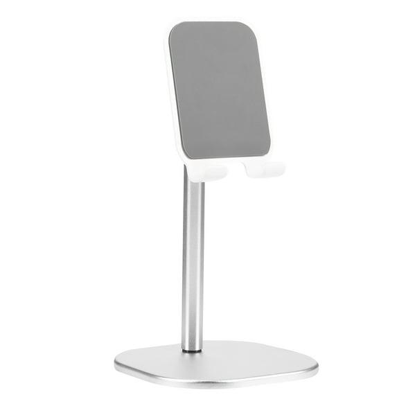 NICEXMAS Silver Rectangular Desktop Phone Holder Stand with Lazy ...