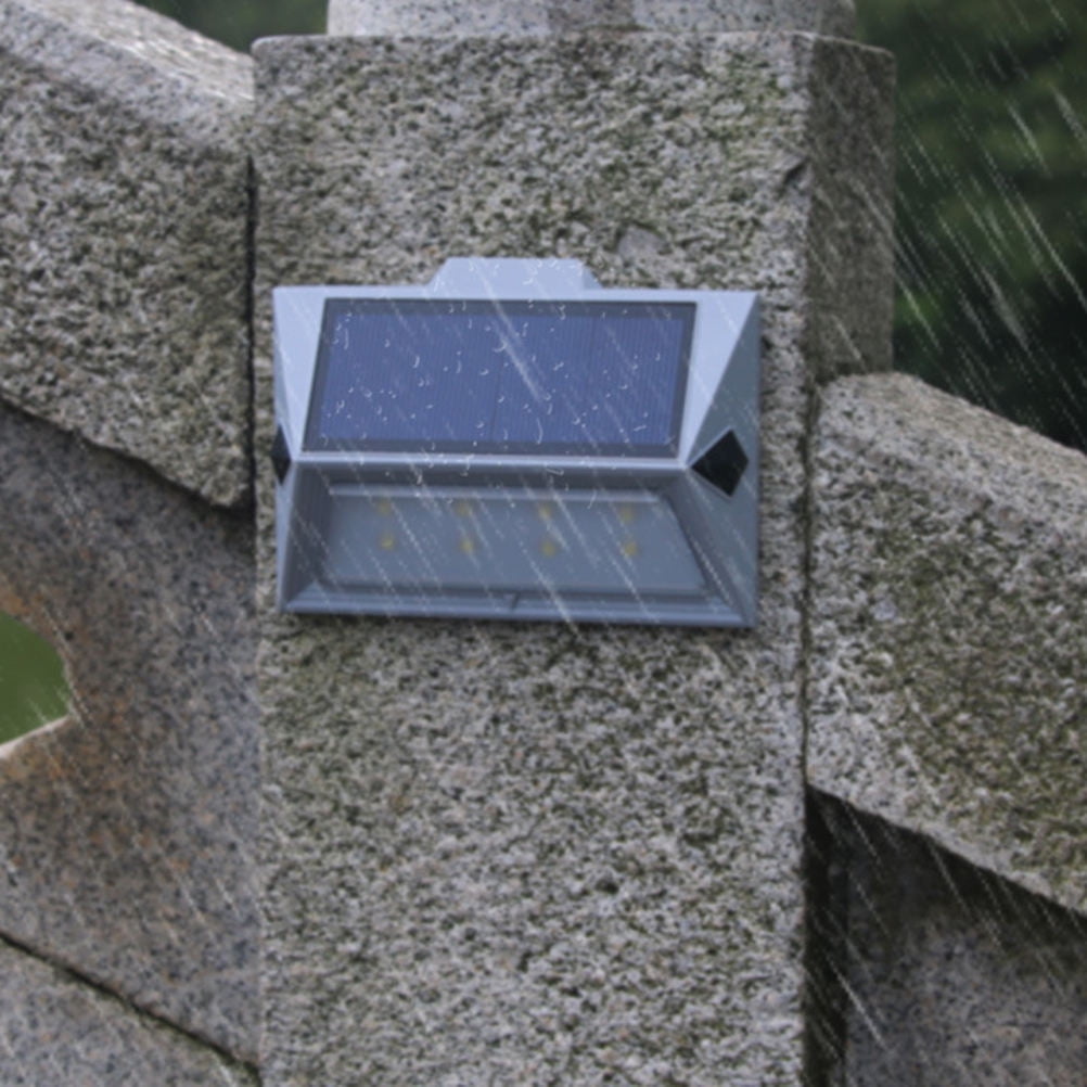 NICEXMAS Solar Powered Staircase Lights 1Pack for Patio and Porch with ...