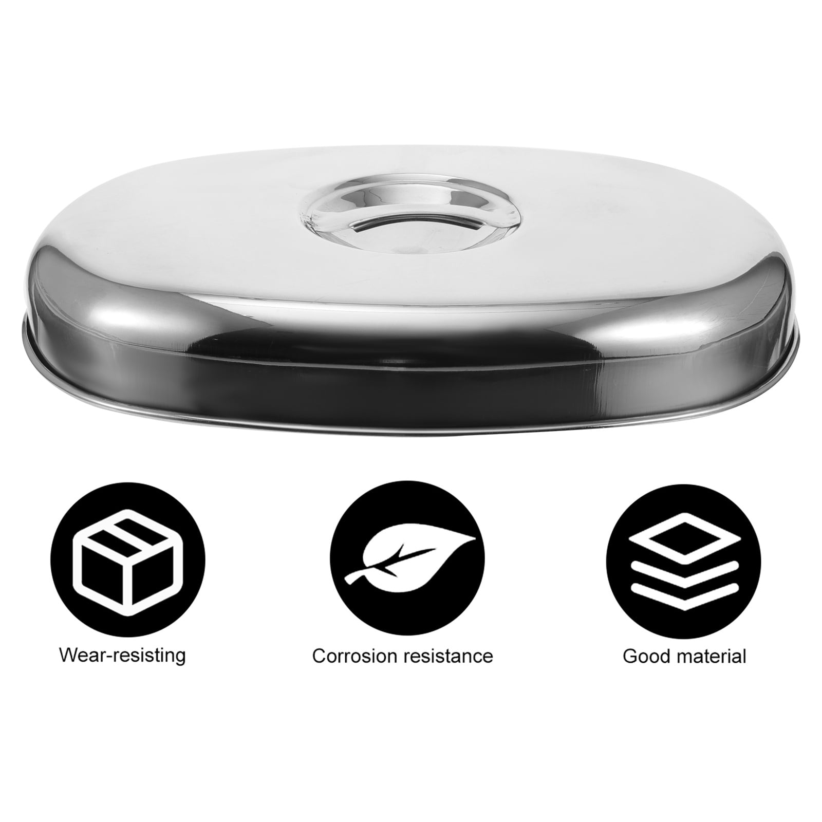 NICEXMAS Stainless Steel Food Cover for Kitchen Dessert Protective ...