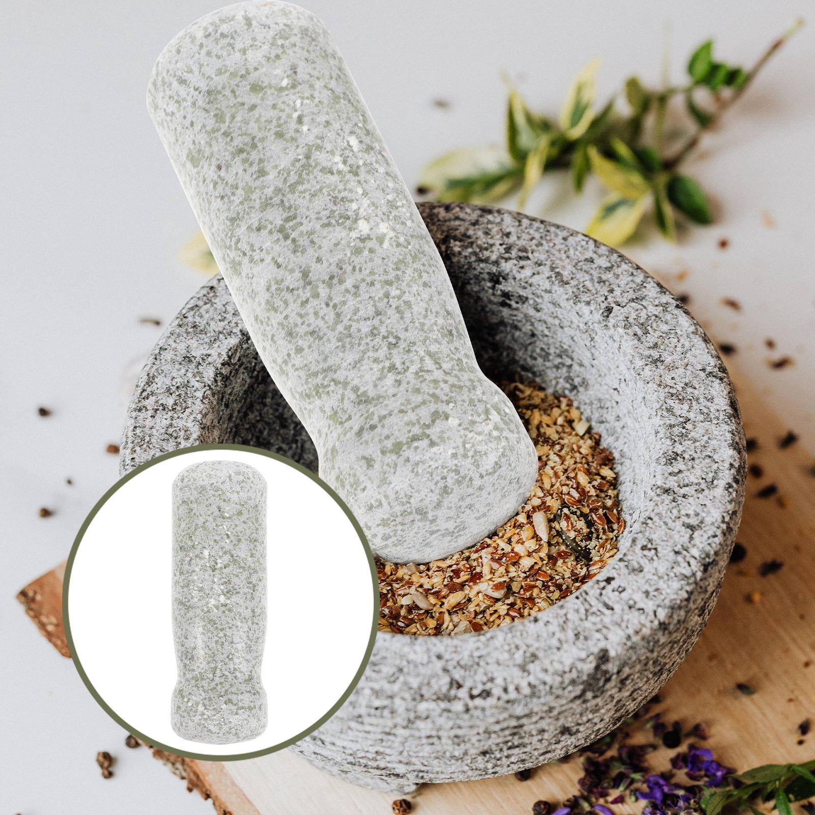 NICEXMAS Stick Practical Stone Pestle Multi-use Garlic Pestle - Walmart.com