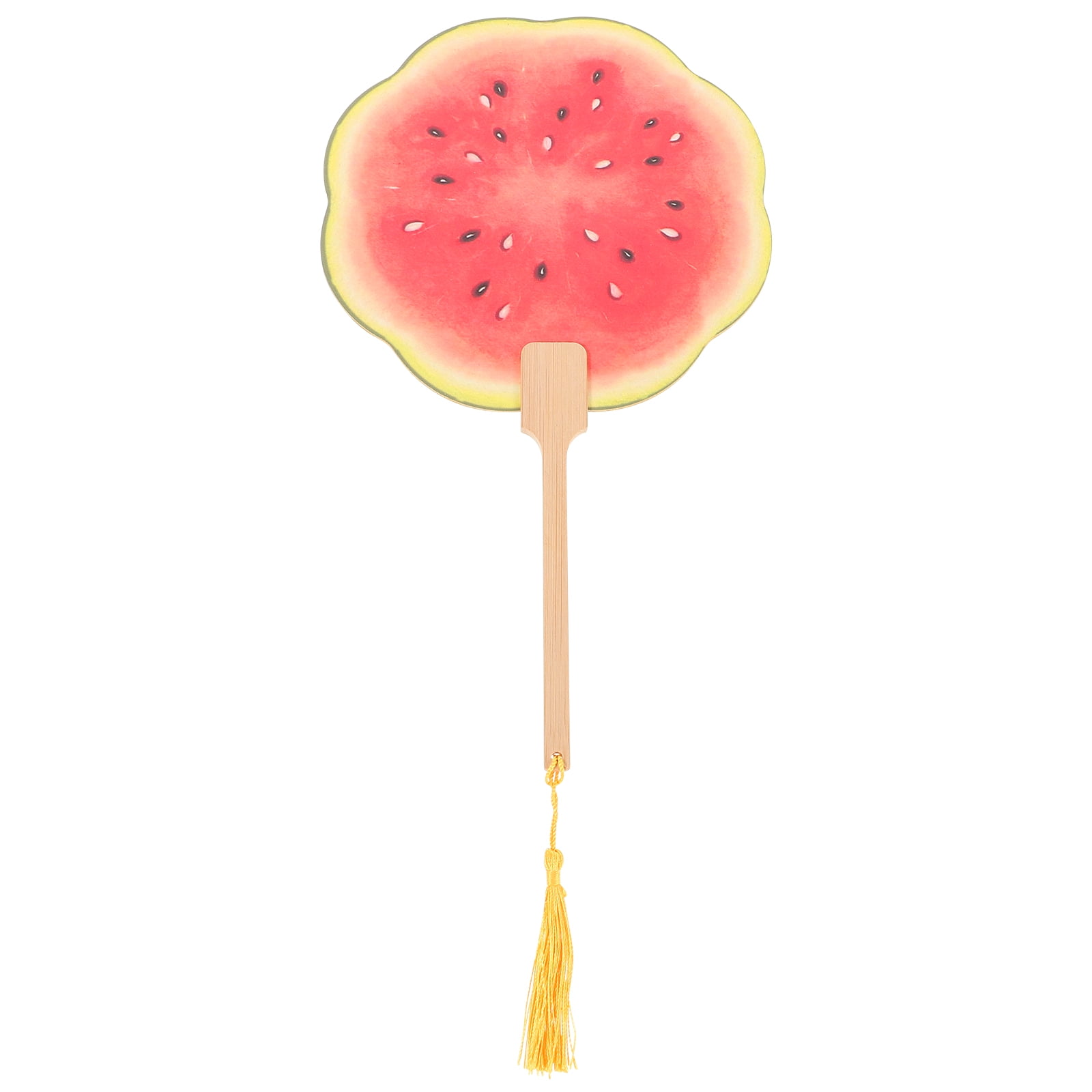 NICEXMAS Summer Fan Watermelon Hand Fan Solid Wood Cooling For General ...