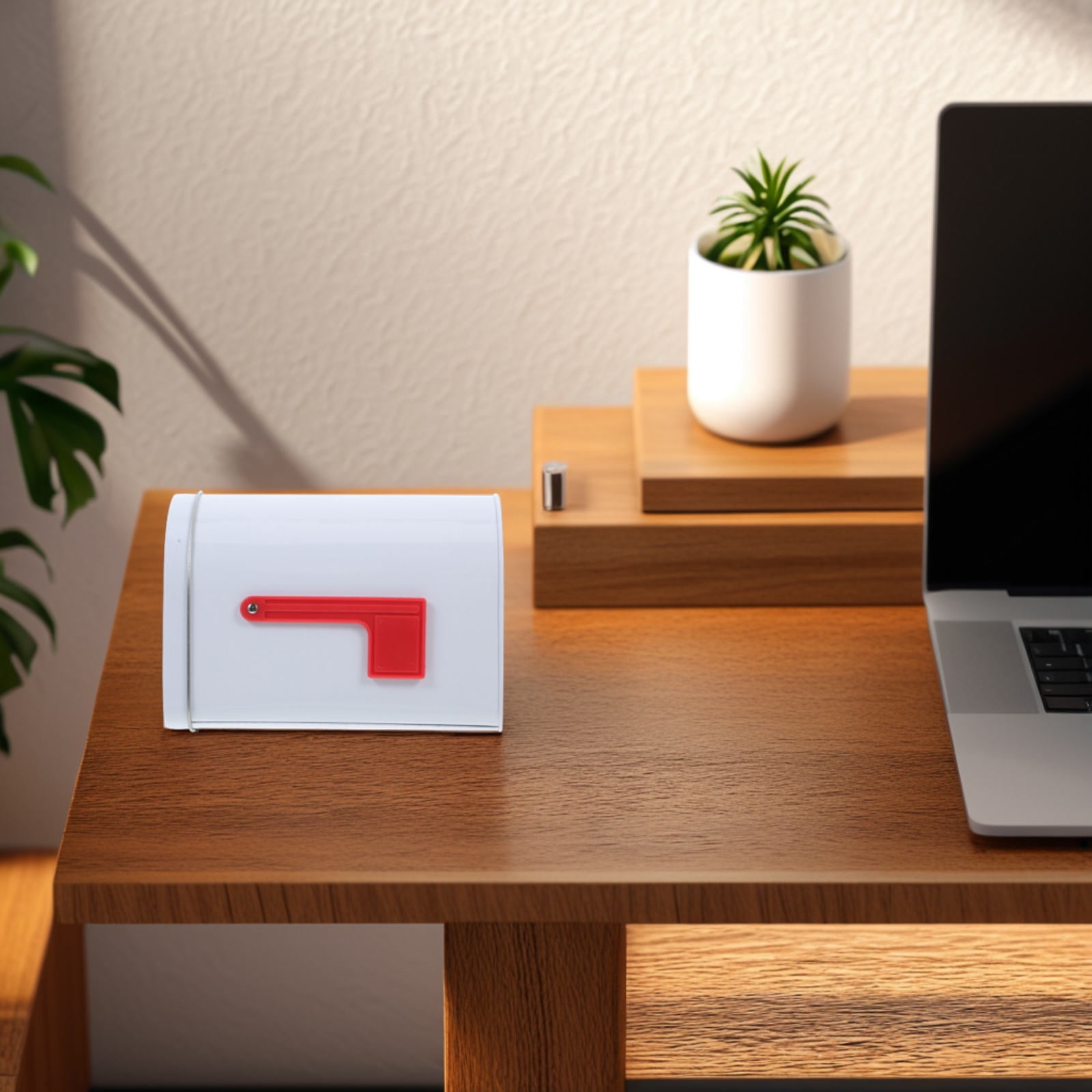 NICEXMAS Tinplate Mailbox Toy For Kids Galvanized Steel Mailbox Sturdy ...