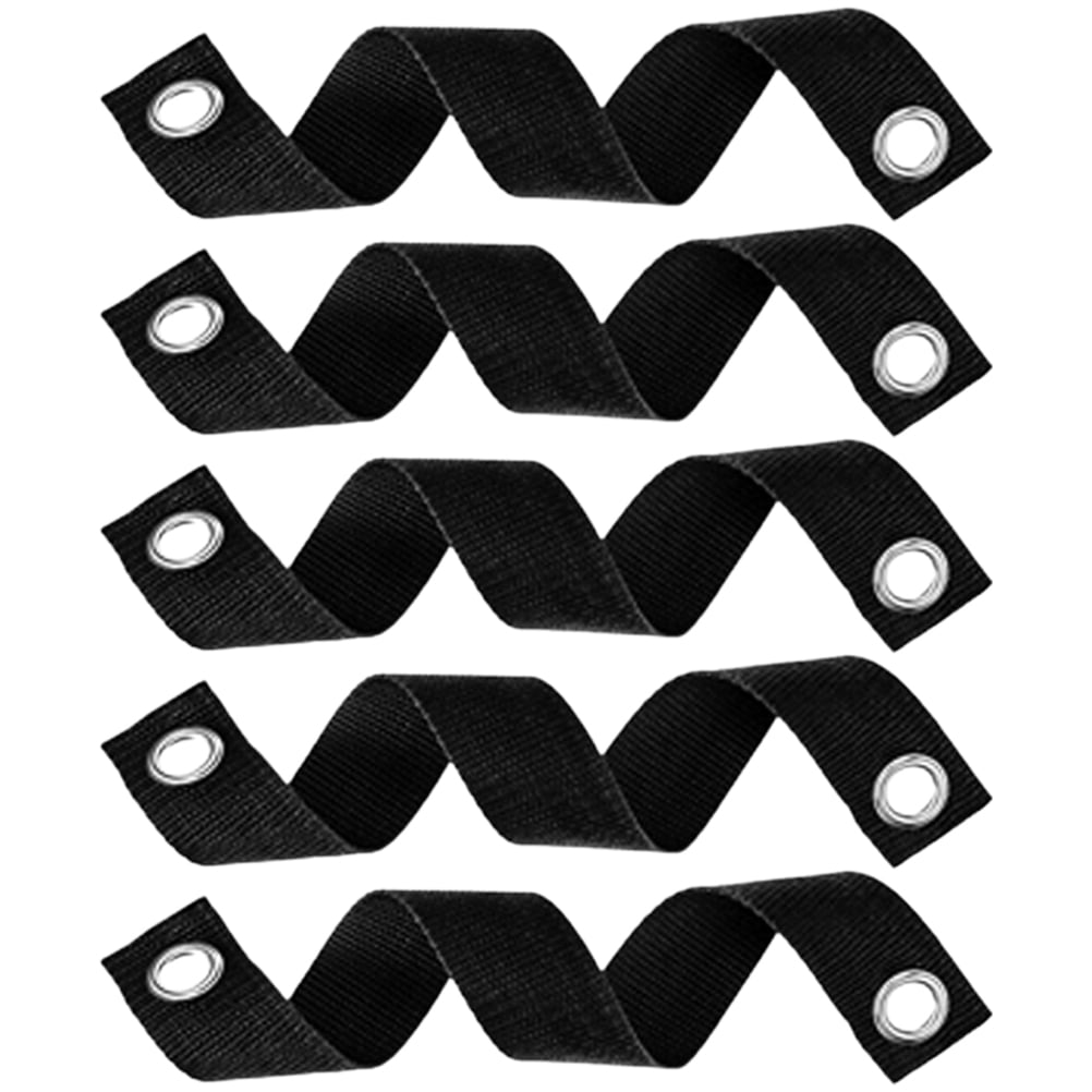 NICEXMAS Tree Ties Strap 5Pcs Black Nylon Tree Support Stakes Straps ...