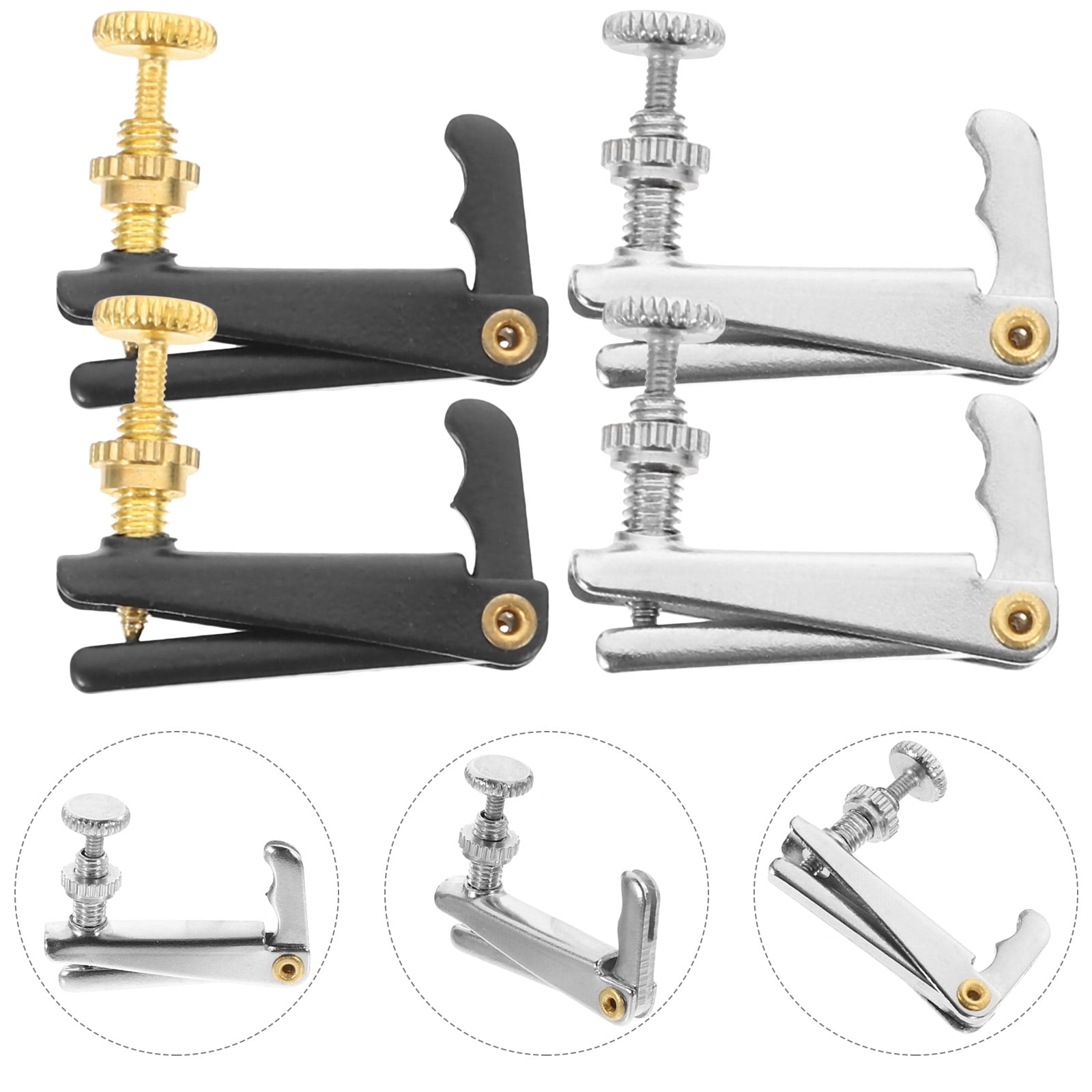 NICEXMAS Violin Tuners 8Pcs Metal for Beginners and Professionals in ...