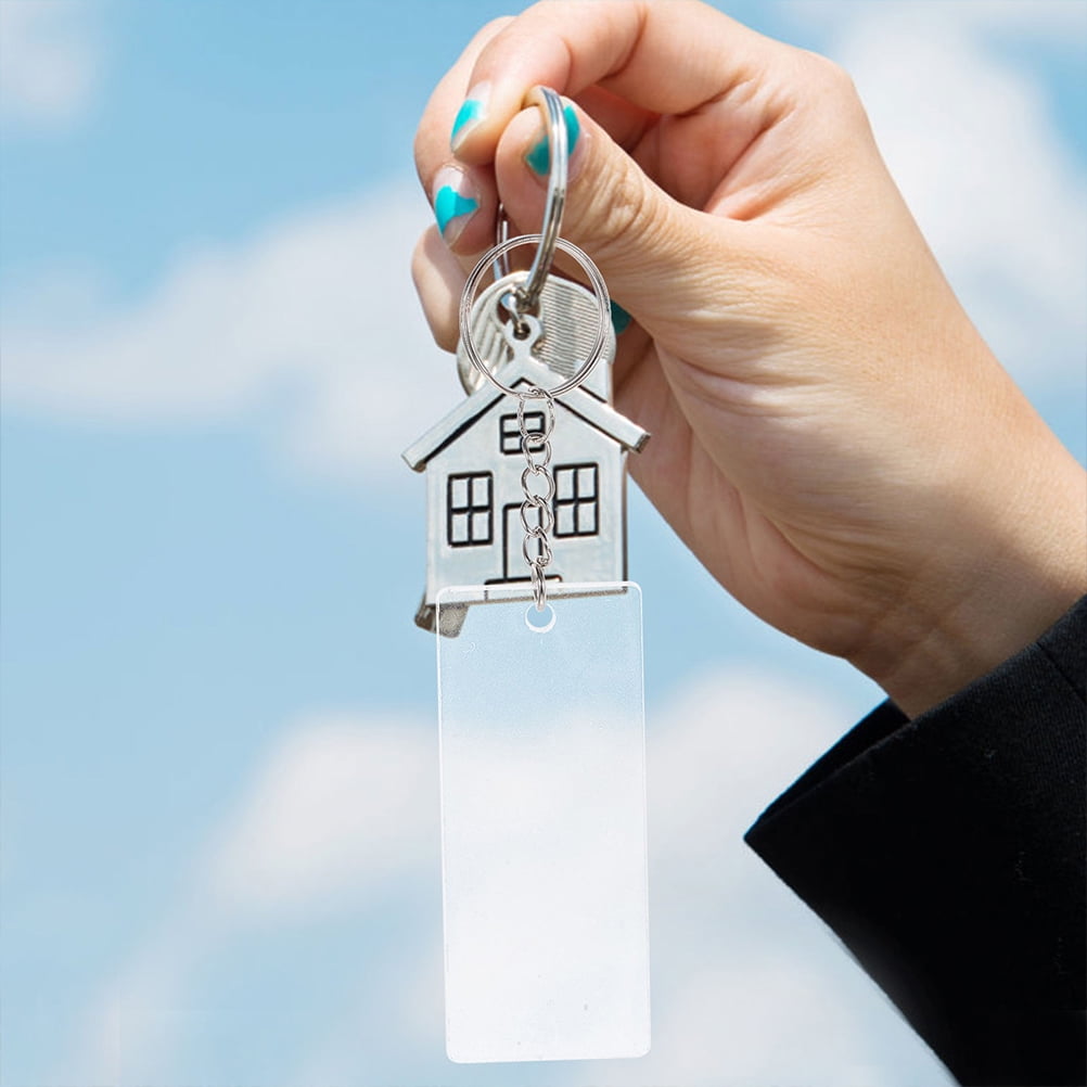 NICEXMAS Keychain Decorations Acrylic Transparent 1 Set - Walmart.com