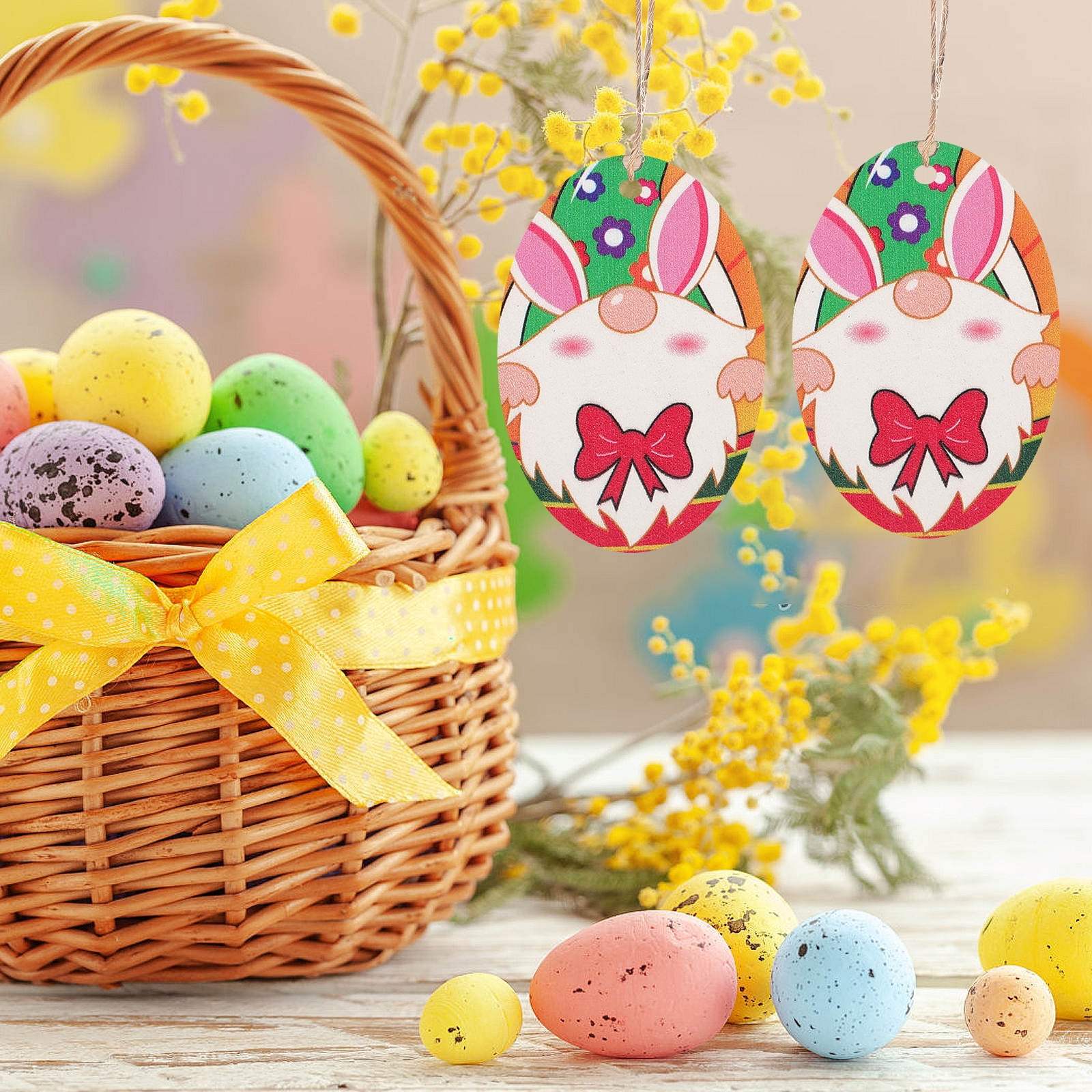 NICEXMAS Wood Blanks for Crafts 50Pcs for Creative Handcrafts and ...