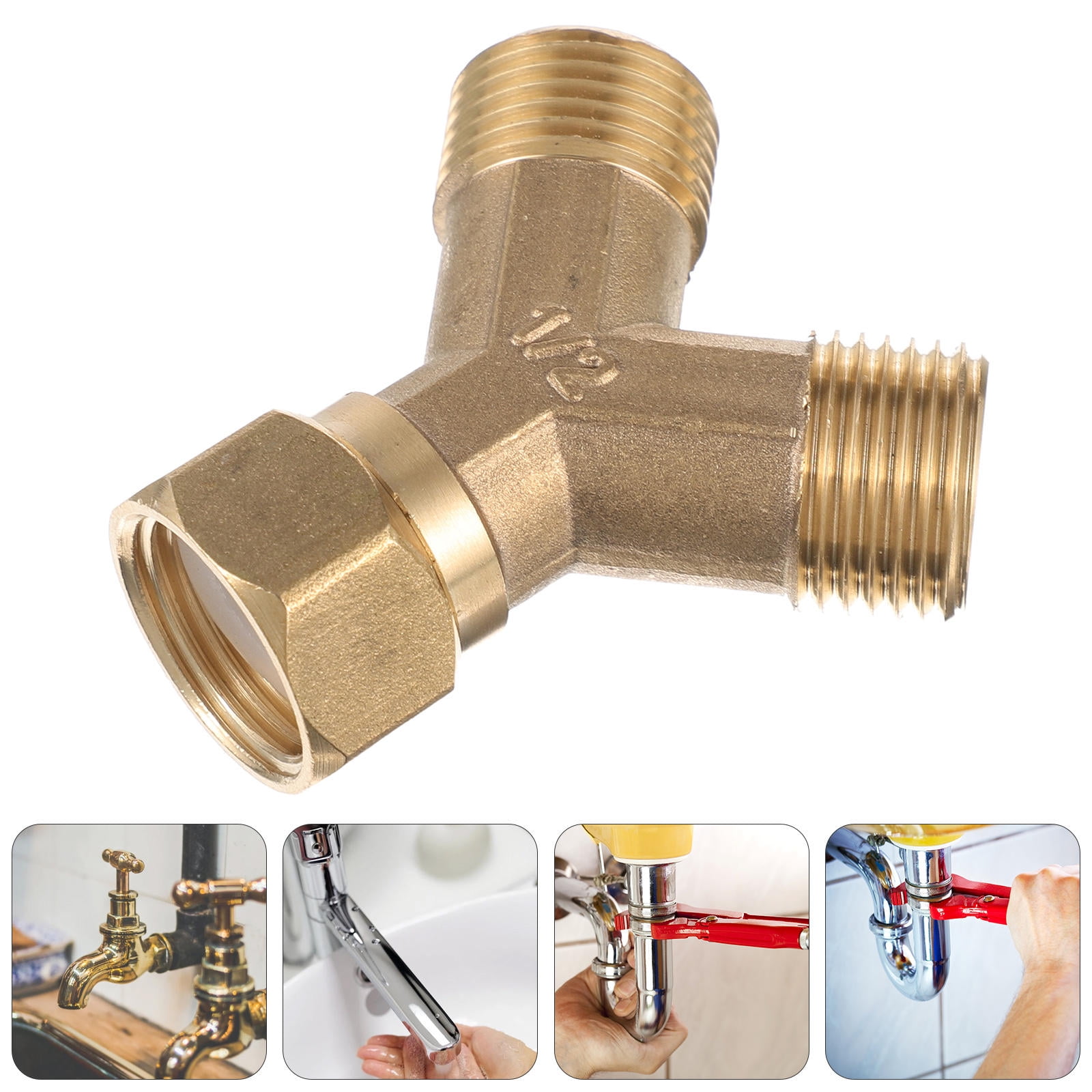 NICEXMAS Y-type Tap Water Pipe Joint Garden Hose Y Connector Sturdy ...