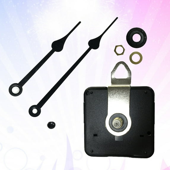 NICEXMAS clock making kit Clock Movement Black Plastic 1Set for Desk ...