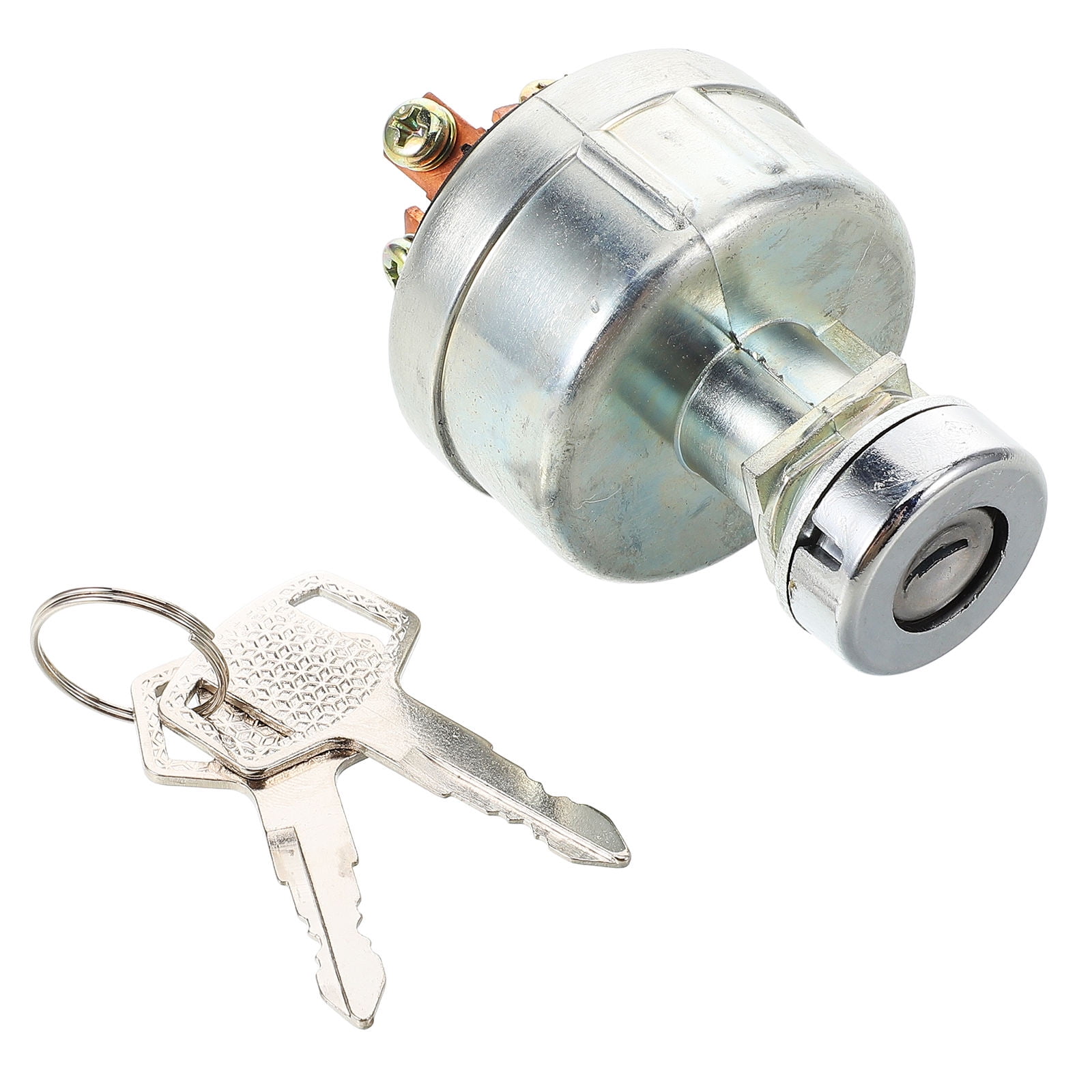 NICEXMAS Silver Universal Ignition Switch with Key for Motorbike ...