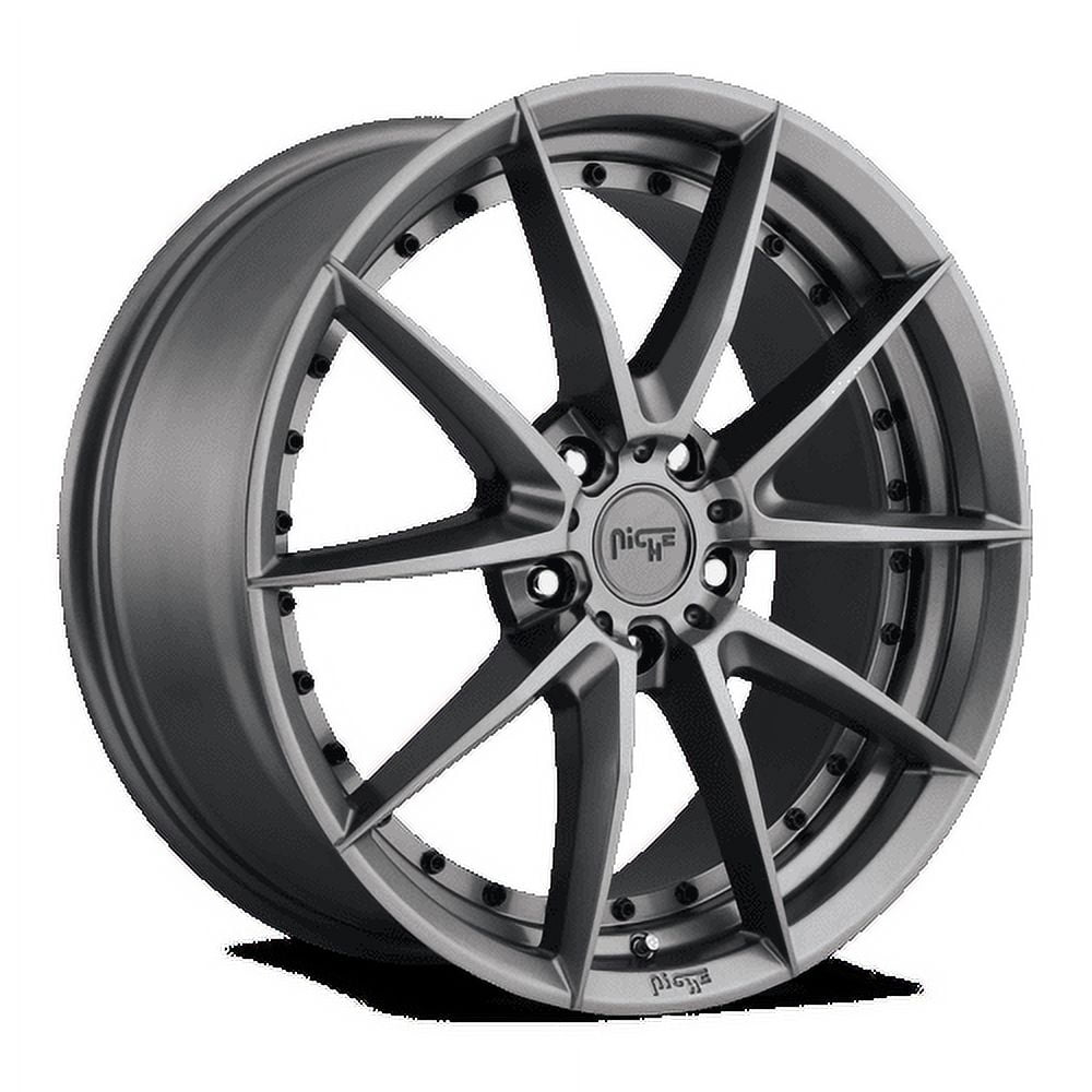 Niche M197 Sector 19X9.5 5X120 40Et 66.56Cb Gloss Anthracite Wheel ...