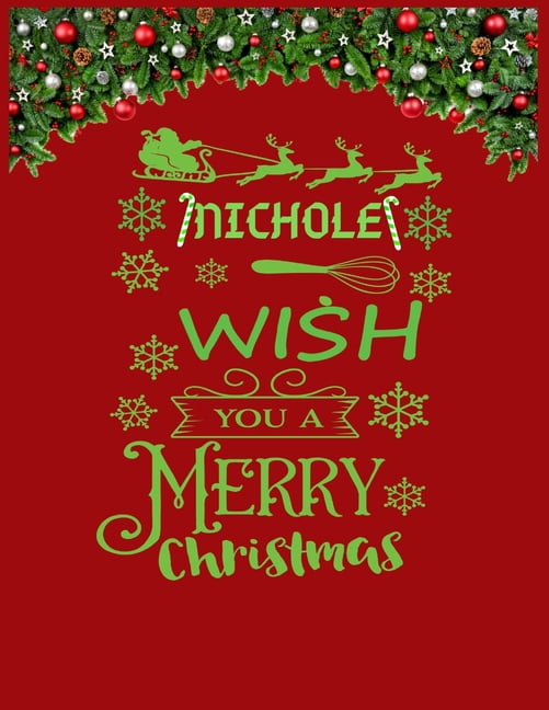 NICHOLE wish you a merry christmas: A Creative Holiday Coloring ...