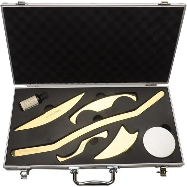 NICHOY IASTM Tools,Brass Gua Sha Scraping Massage Tool,Soft Tissue ...
