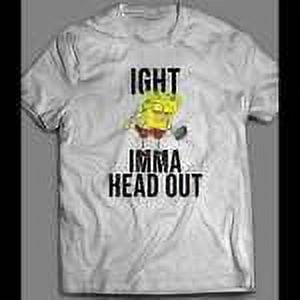 NICK CARTOONâ€™S IGHT IMMA HEAD OUT CARTOON ART SHIRT - Walmart.com