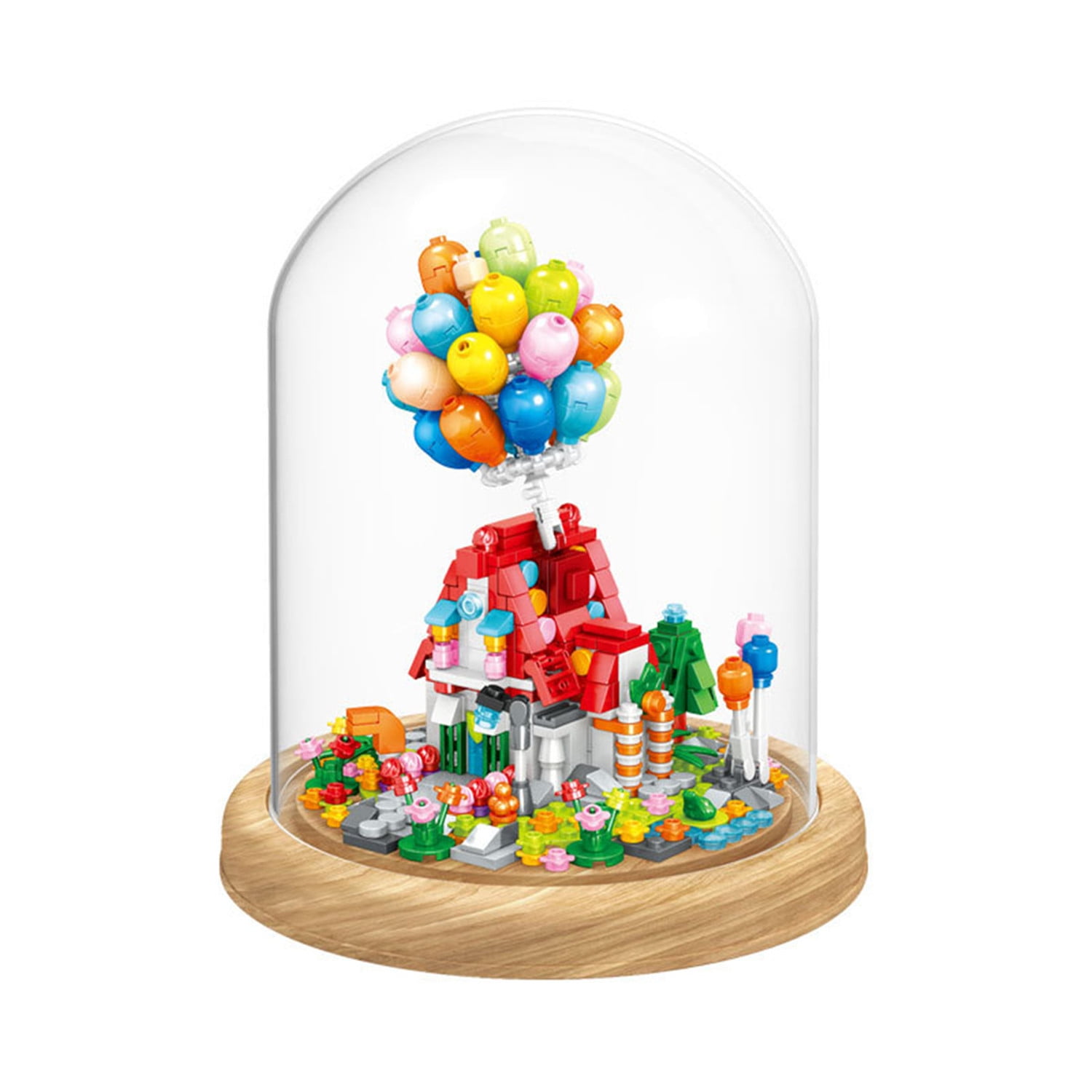 NICKSUN Balloon House Building Block Set, 579pcs Small Particles ...