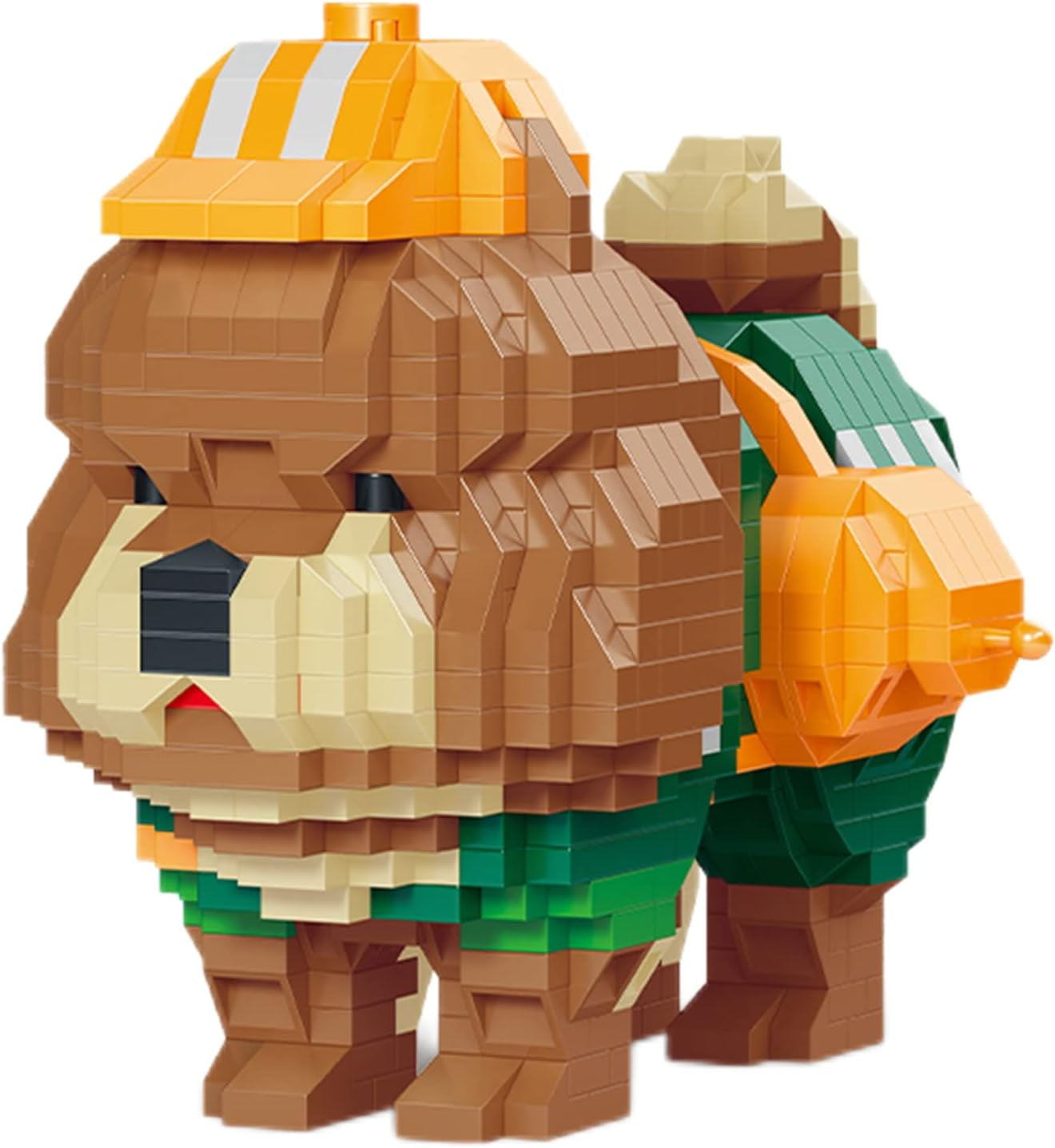 NICKSUN Cute Animal Building Block Set, Cute Chow Dog Mini Bricks Toy ...