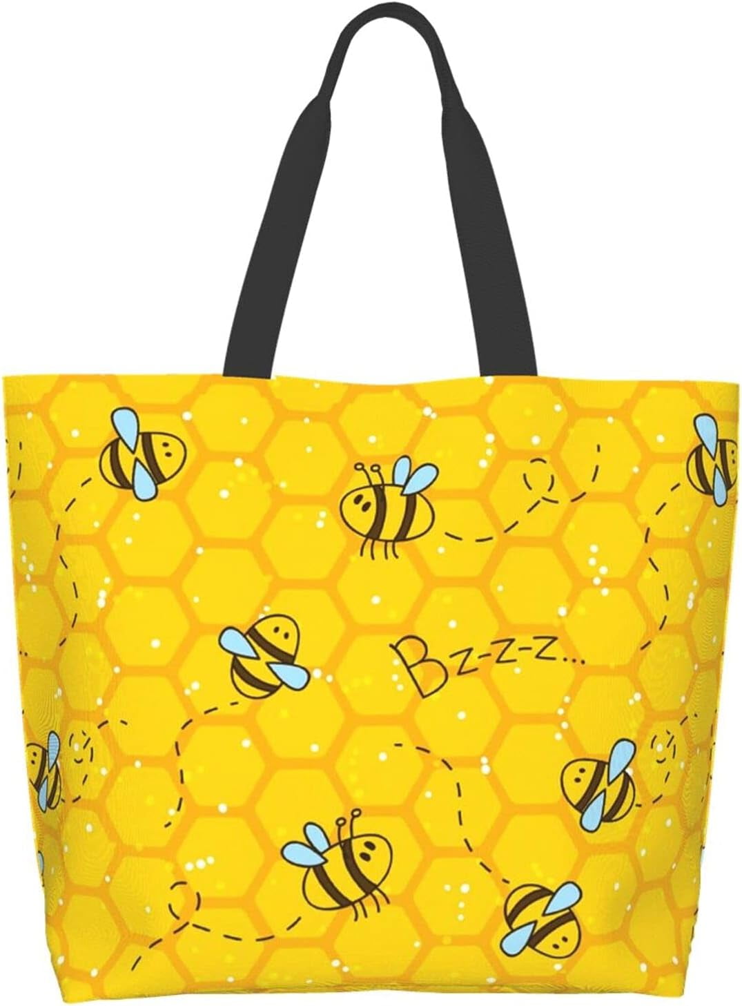 NICKSUN Cute Bee Tote Bag for Women, Casual Shoulder Bag Handbag ...