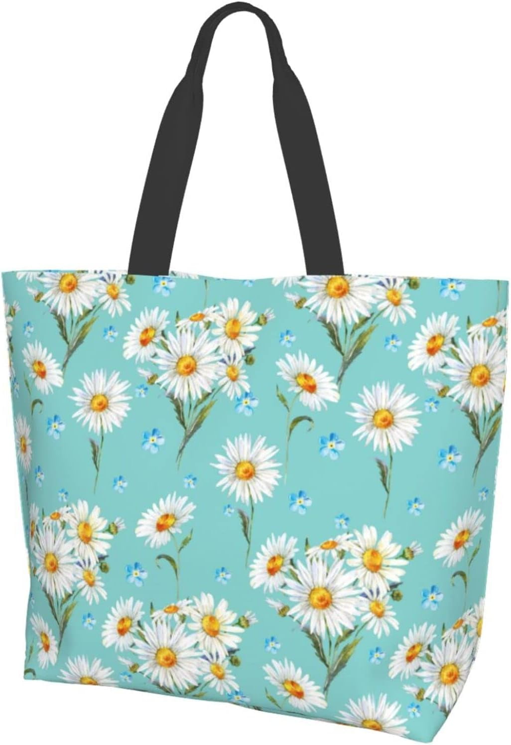 NICKSUN Daisy Flowers Tote Bag for Women, Casual Shoulder Bag Handbag ...
