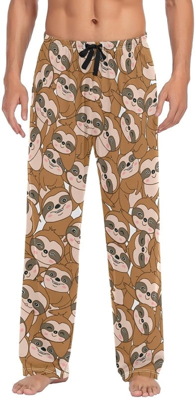 NICKSUN Funny Men's Pajama Pants, Comfort Pajama Bottoms with Pockets ...